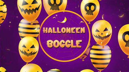 Halloween Themed Boggle Digital Activity (Fun Word WorK Activity)