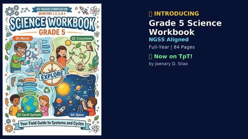 Grade 5 Science Workbook: A Complete NGSS-Aligned Full-Year Resource