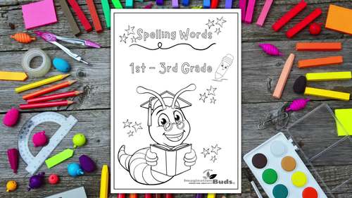 Spelling Words for First, Second & Third Grade- Elementary Spelling Packet