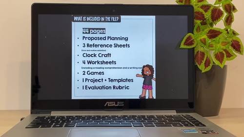 Daily Routine and Time Telling Project by KJ's ESL Stuff | TPT