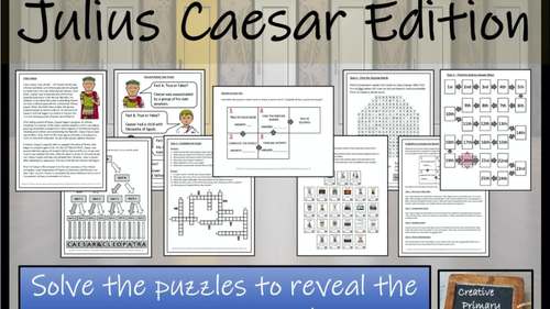 Julius Caesar Escape Room Activity by Creative Primary Literacy | TPT