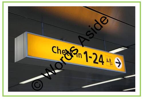 Spanish Language Vocabulary Flashcards AIRPORT by Words Aside | TPT