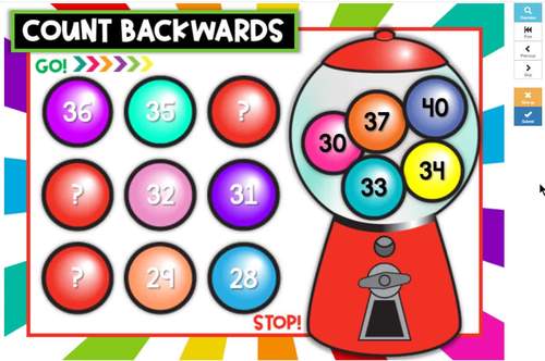 Count Backwards within 100 – Boom Cards by Carrie Lutz - Classroom Callouts