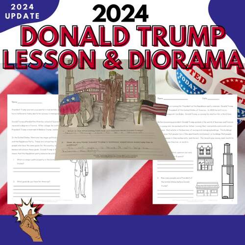 Donald Trump Lesson and Pop Up Book | Distance Learning | TPT