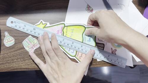 3D Christmas Tree Writing Craft | Hanging Ornament Holiday Fun Sheets