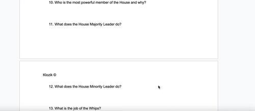 Legislative Branch Review Bundle | Congress Review, Games & Test U.S ...