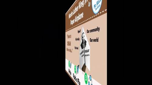 No Prep! Martin Luther King Activities - Paper Airplane (Printable)