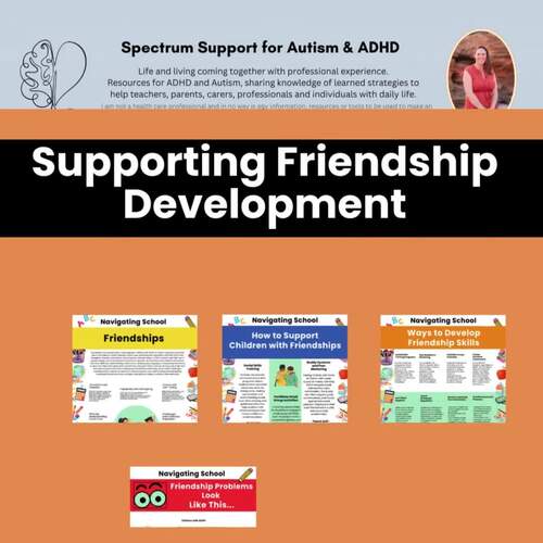 Friendship Develop Social Skills Inclusion Special Education ADHD ...