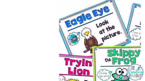 Animal Decoding Strategies Posters by The Reading Roundup | TPT