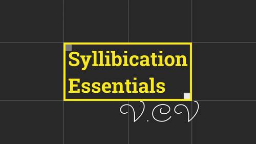 V-CV Divide Syllables Orton Gillingham VCV Word Division Phonics BOOM Cards