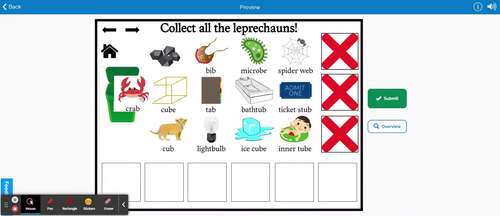 St. Patrick's day: Collect the Leprechauns - early developing sounds ...