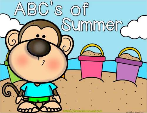 ABCs of Summer Digital Book by Hedden 2 School | TPT