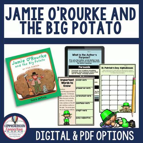 Jamie O'Rourke and the Big Potato Activities Tomie dePaola books