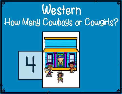 Western Counting Games: How Many Cowboys and Cowgirls? Numerals ...