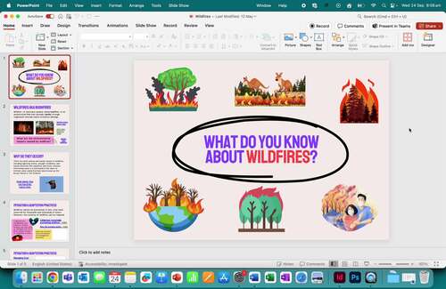 V8.4 Australian Curriculum - Year 6 - Wildfires Lesson Sequence | TPT