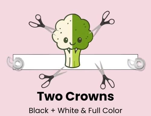 Broccoli Crown / Mask / Costume / Animal / Headband ** Two Crowns