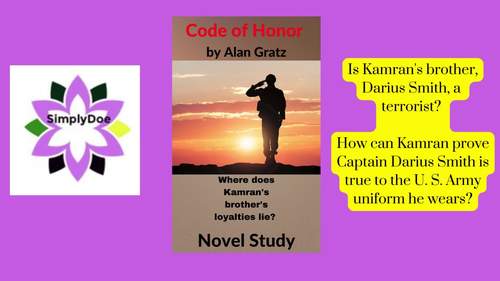 Code of Honor Novel Study by SimplyDoe | TPT