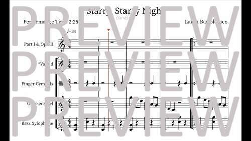 Starry Starry Night Song (Stars, Moon, Peace, Love) With Easy Orff ...