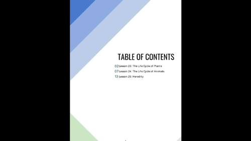 Life Science Reading Comprehension Passages Life Cycles of Organisms ...