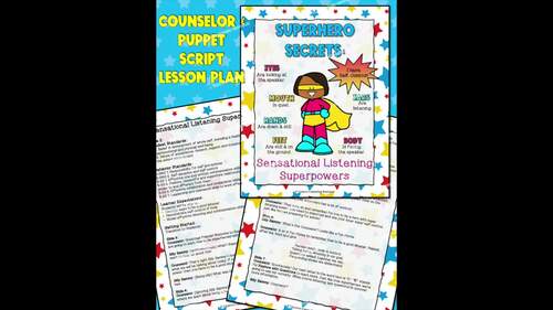 Listening with Self-Control Puppet Script Communication Skills ...