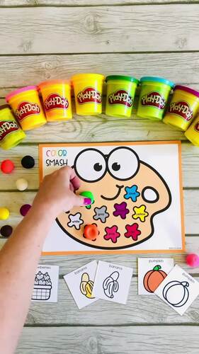 Color Smash Game - Learning Colors - Recording Sheet Included | TPT