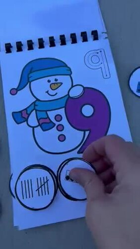 #BYEbuy23 Build a Number Snowman | Math Number Sense Activity | TPT