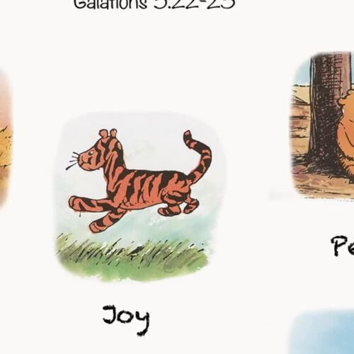 Fruit of the Spirit, Winnie the Pooh Poster / SEL / Classroom Decor