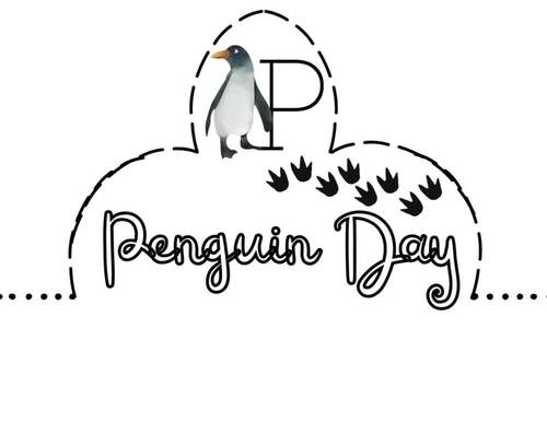 Penguin Crowns for Penguin Day or Penguins Week by Ladybug Lane Creations
