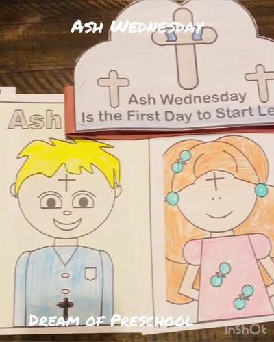 Ash Wednesday Coloring Pages by Rosa Restituyo | TPT