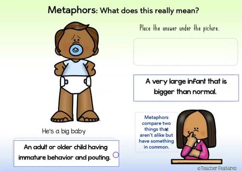 Boom Cards SIMILES METAPHORS IDIOMS & FIGURATIVE LANGUAGE Bundle