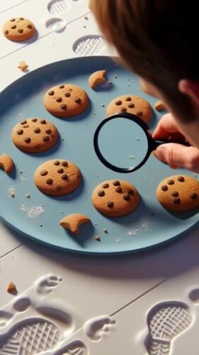 Math Detective: The Case of the Missing Cookies by Neda Math | TPT