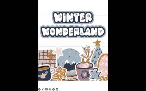 Cozy Winter Bulletin Board by DEEsigns | TPT
