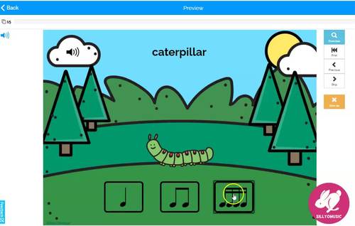 Music Class Rhythm Game - Animal Rhythm Activity - 16th notes - BOOM CARDS