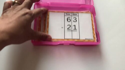 Two Digit Subtraction with no regrouping | Adaptive Math Fact Fluency ...