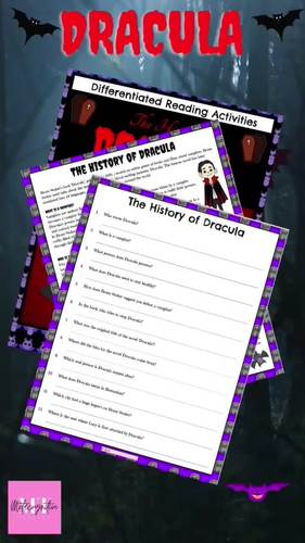 Halloween Reading Comprehension Worksheet Bundle by Metacognitive Teacher