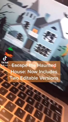Escape the Haunted House: 100% Digital Escape Room (Includes Editable ...