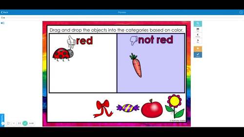 Color Sorting Boom Cards™ by Independent Little Learners | TpT