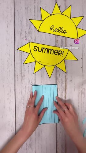 Hello Summer! Craft and Writing- Fun Foldable Creative Writing K-6th