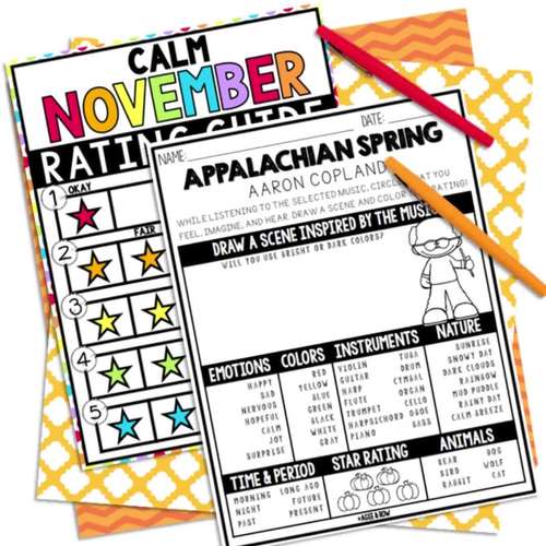 Classical Music Listening Activities for November | Thanksgiving