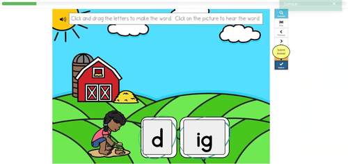 Onset and Rime CVC Words with Short Vowel i Sound Boom™ Cards | TPT