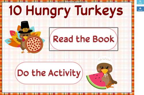 Adapted Book: 10 Hungry Turkeys (DIGITAL NO PREP) by ...