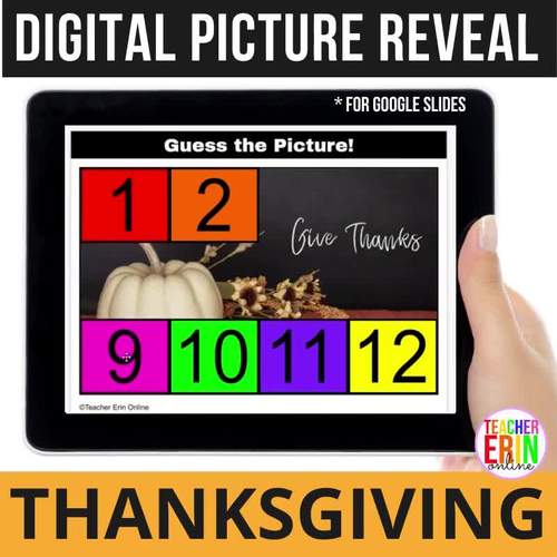 Digital Reveal A Picture (THANKSGIVING) Reward | Mystery Pictures ...
