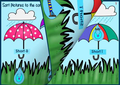 Digital Spring Phonics Picture Sort Google Slides Bundle Set 1 | TpT