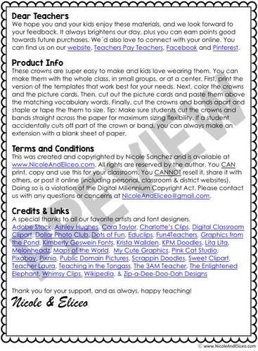 Pumpkin Life Cycle Craft Templates | Vocabulary Crown Activity + Free ...