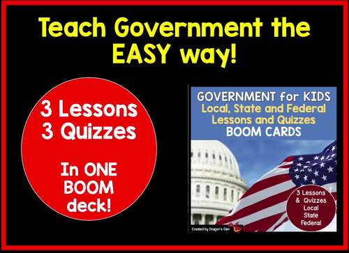 Local, State, & Federal Government - 3 Branches of Government Boom ...