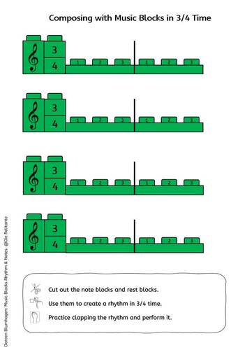 Music Building Blocks: Learn Rhythm and Note Values Through Hands-On ...