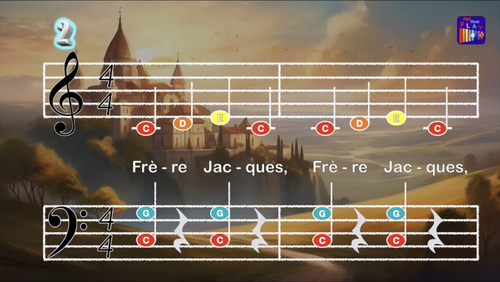 Frere Jacques (Are You Sleeping) - Melody & Bass Ensemble by PlinkPlonkPlay