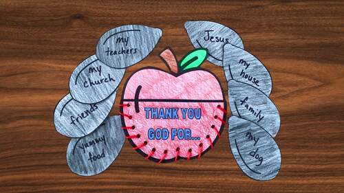 Christian Thanksgiving Craft, Fall Sunday School Activity, Give Thanks ...