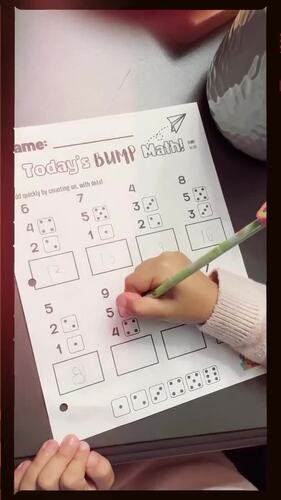 Adding On Strategy | Addition to 20, Subitizing Dots by Learning to Launch
