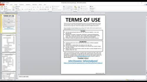 10 Chemistry, General Science, and Physical Science Crossword Puzzles